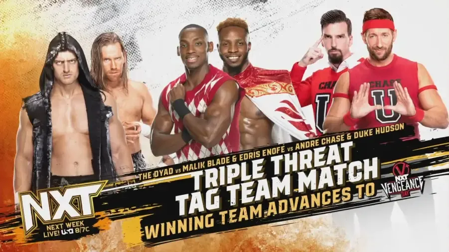 Three-Way Tag Team Match & More Set For WWE NXT